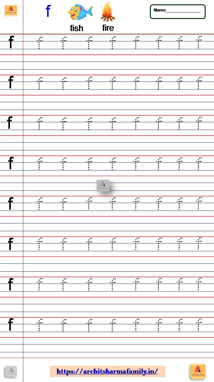 Small (Lowercase) Letter a to z Printable Writing Worksheet – Archit Sharma