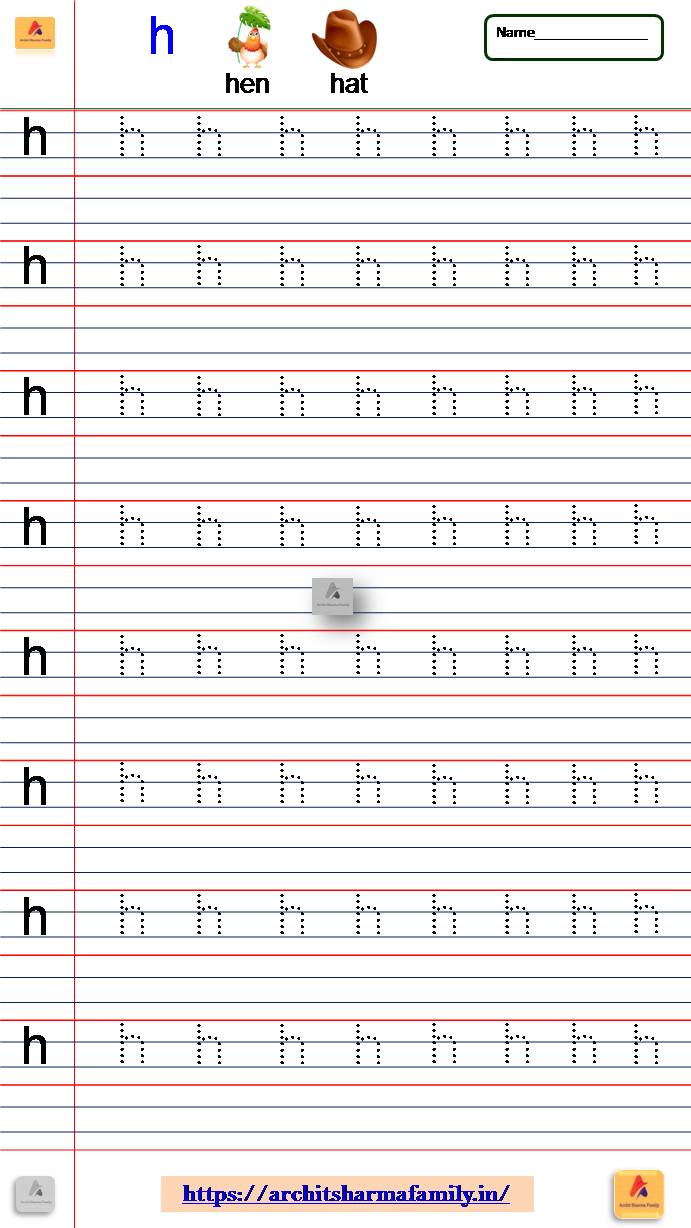 Small (Lowercase) Letter a to z Printable Writing Worksheet – Archit Sharma