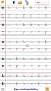 Capital Letter A to Z Printable Writing Worksheet – Archit Sharma