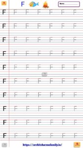 Capital Letter A to Z Printable Writing Worksheet – Archit Sharma