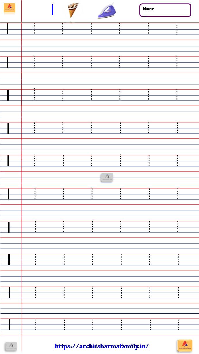 Capital Letter A to Z Printable Writing Worksheet – Archit Sharma