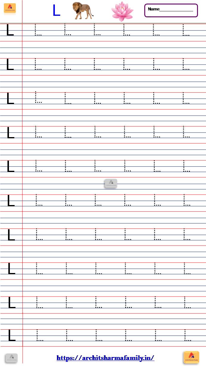 Capital Letter A to Z Printable Writing Worksheet – Archit Sharma