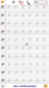 Capital Letter A to Z Printable Writing Worksheet – Archit Sharma
