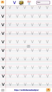 Capital Letter A to Z Printable Writing Worksheet – Archit Sharma